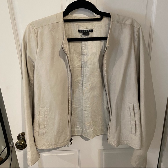 Theory | Jackets & Coats | Theory Leather Jacket | Poshmark